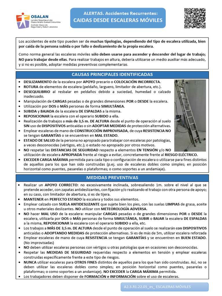 Ficha Alerta Escaleras | PDF | Escalera