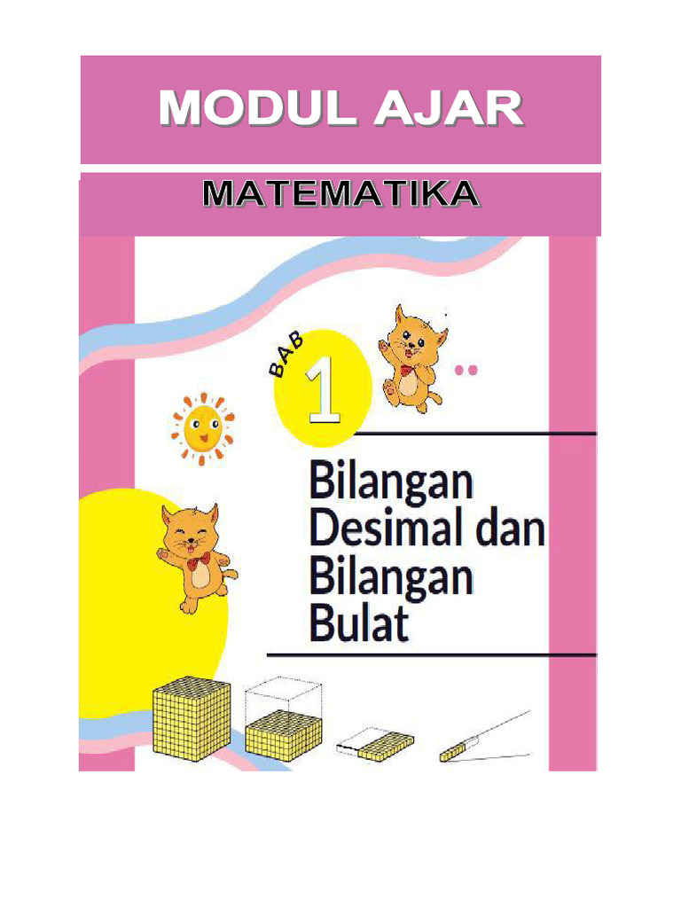 Modul Bilangan Desimal dan Bulat Kelas 5 | PDF