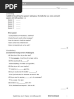 English Class A2 | PDF