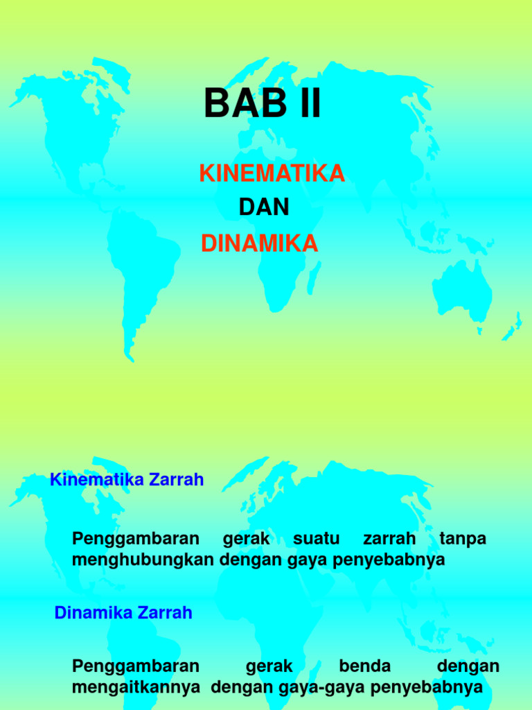 2 Kinematika & Dinamika | PDF