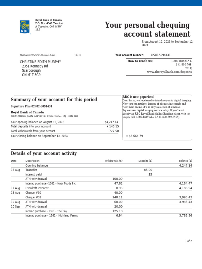 Bank Statement Generator | PDF | Cheque | Transaction Account