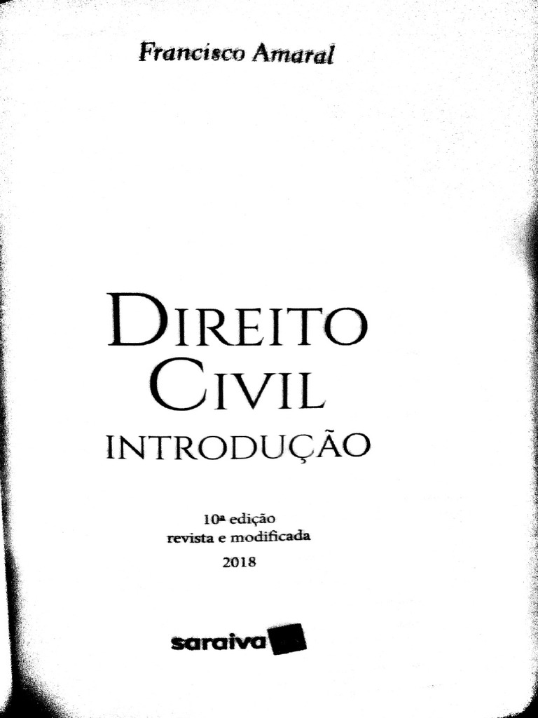 Francisco Amaral - Direito Civil - Introdução - P 331-340 | PDF