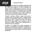 La Leyenda de El Cipitío | PDF