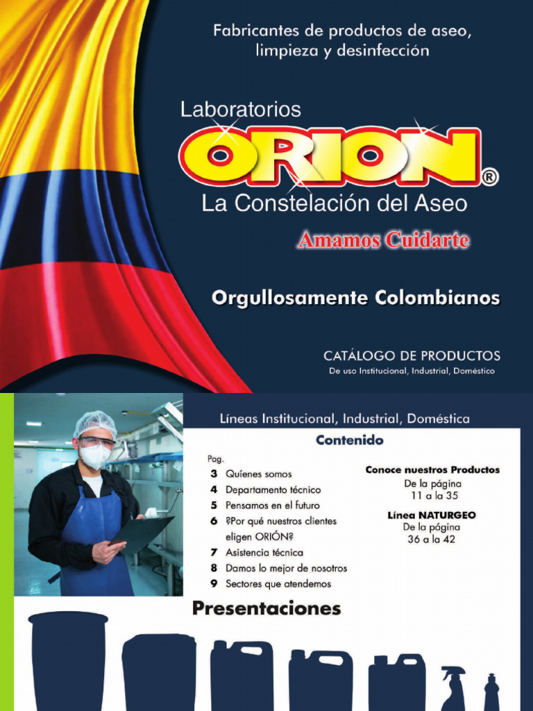Catalogo Productos Laboratorios Orión | PDF