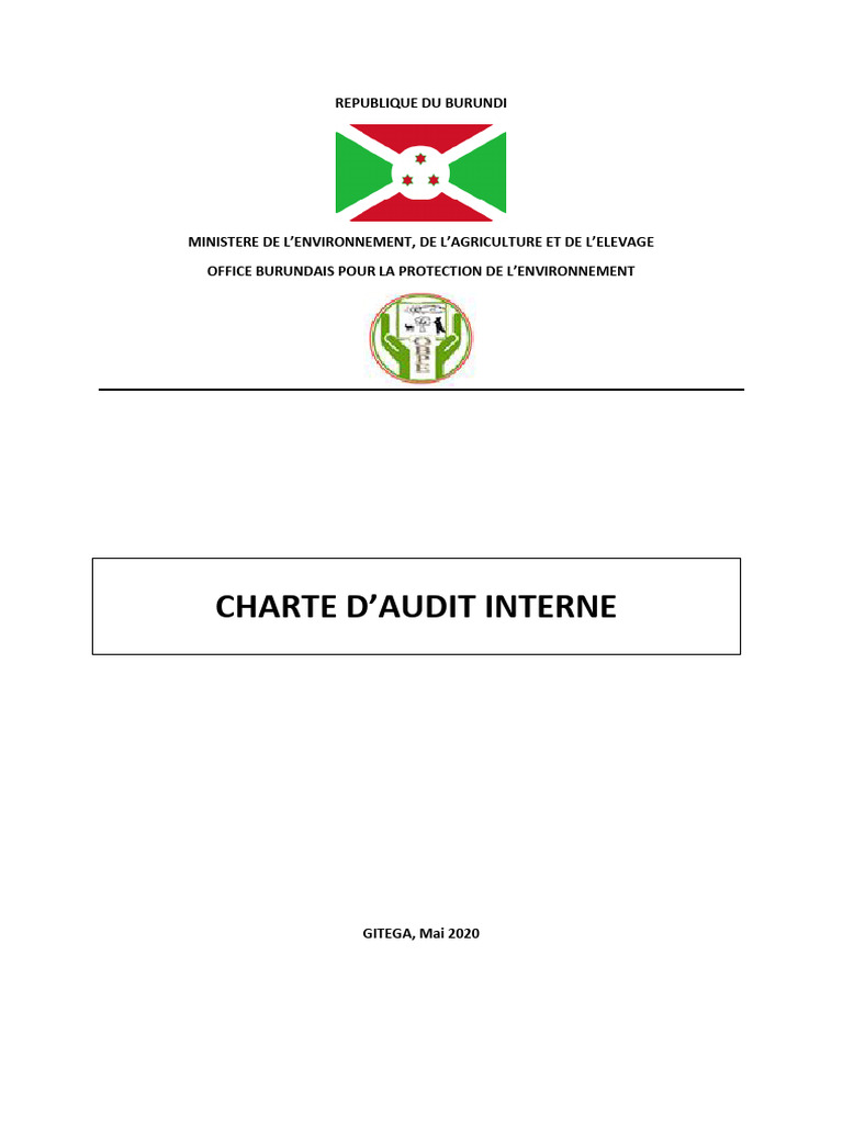 Charte d'Audit Interne de l'OBPE | PDF | Finance et gestion monétaire ...