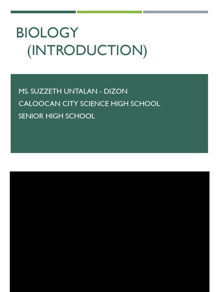 Biology Introduction | PDF