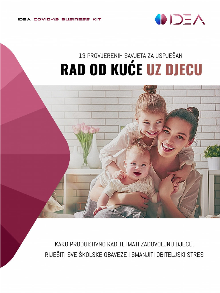 IDEA COVID 19 - Uspješan Rad Od Kuce Uz Djecu EBOOK | PDF