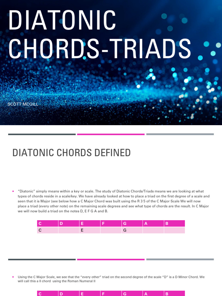 Diatonic Chords-Triads | PDF