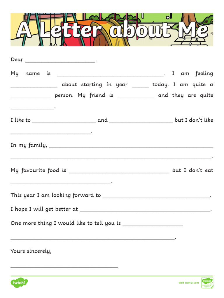 Personal Introduction Letter Template | PDF