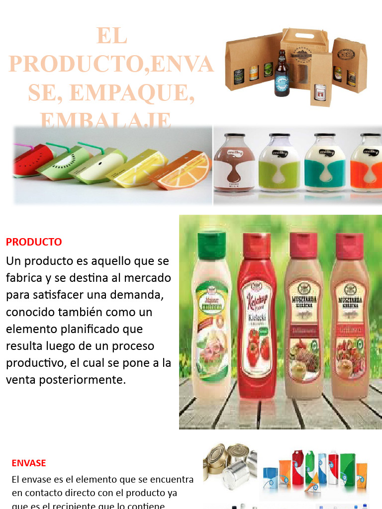 El Producto, Envase, Empaque, Embalaje Grupo... 3 | PDF | Marketing ...