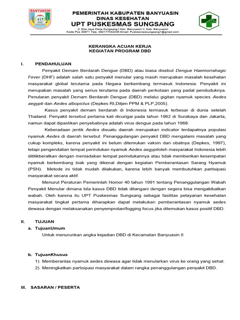 Kak Program DBD | PDF