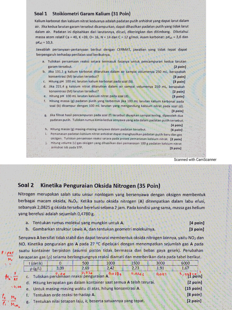 KSN 2020 Kimia | PDF