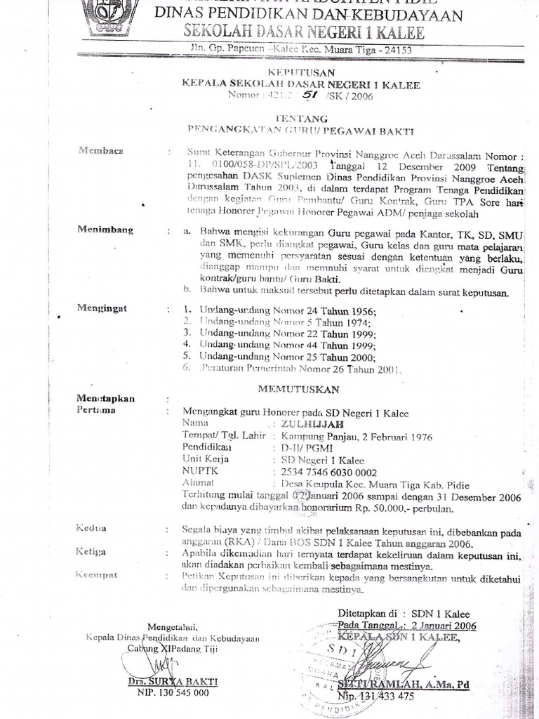 SK 2006, Aktif Bekerja Dan Penglaman Kerja | PDF