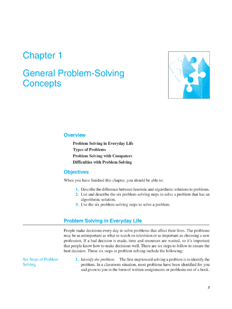 Problem Solving - Week 1 | PDF