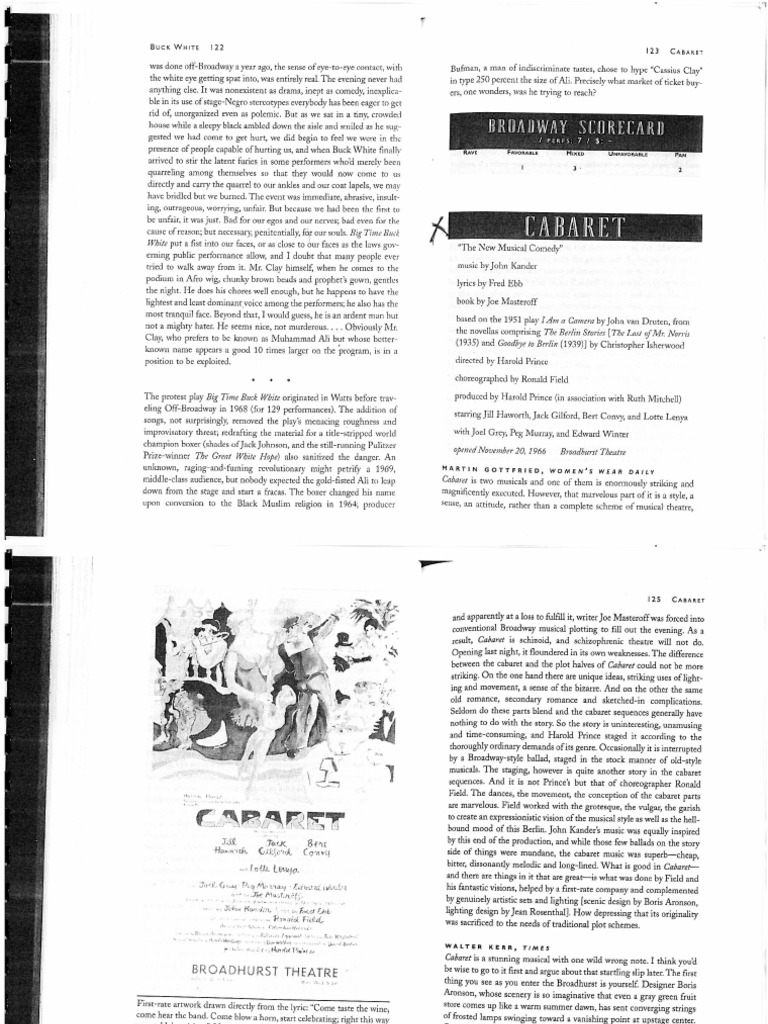 Buck White Cabaret | PDF