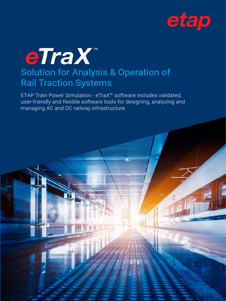 ETAP eTraX FactSheet | PDF | Rail Transport | Train