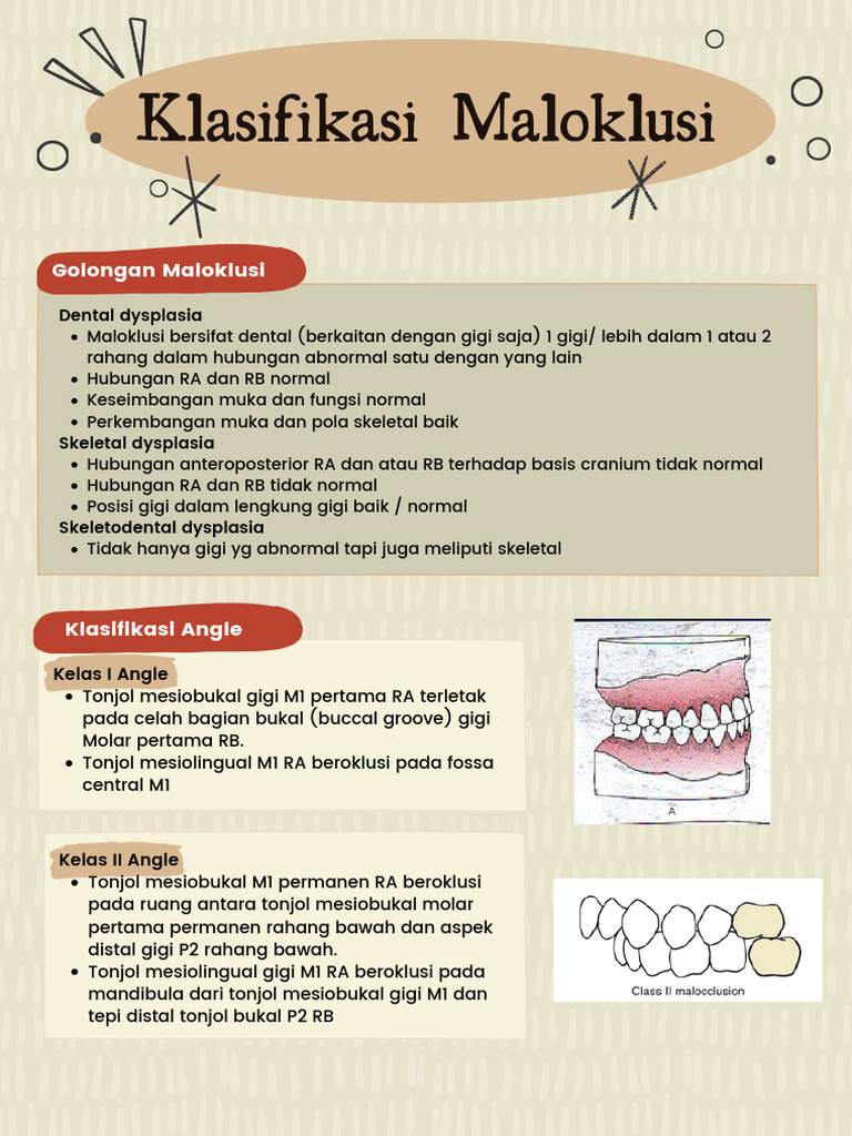 Klasifikasi Maloklusi | PDF