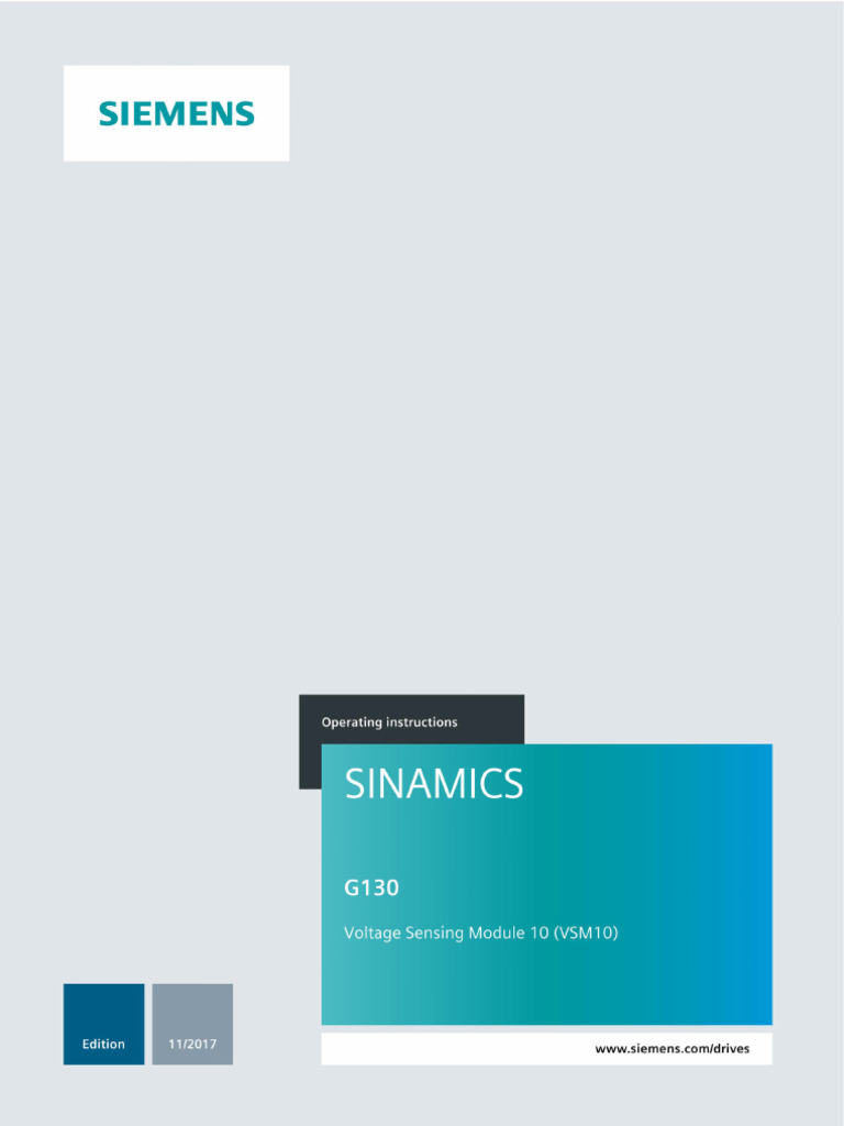 Sinamics g130 Vsm10 En-Us | PDF