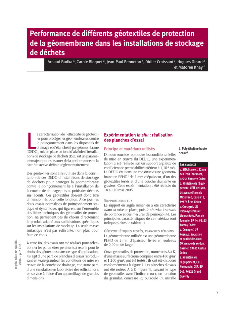 DG2006 Pub00021363 | PDF | Technologie et ingénierie