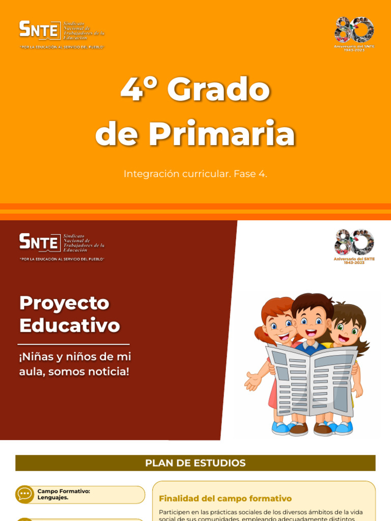 4to Grado de Primaria | PDF | Aprendizaje | Plan de estudios