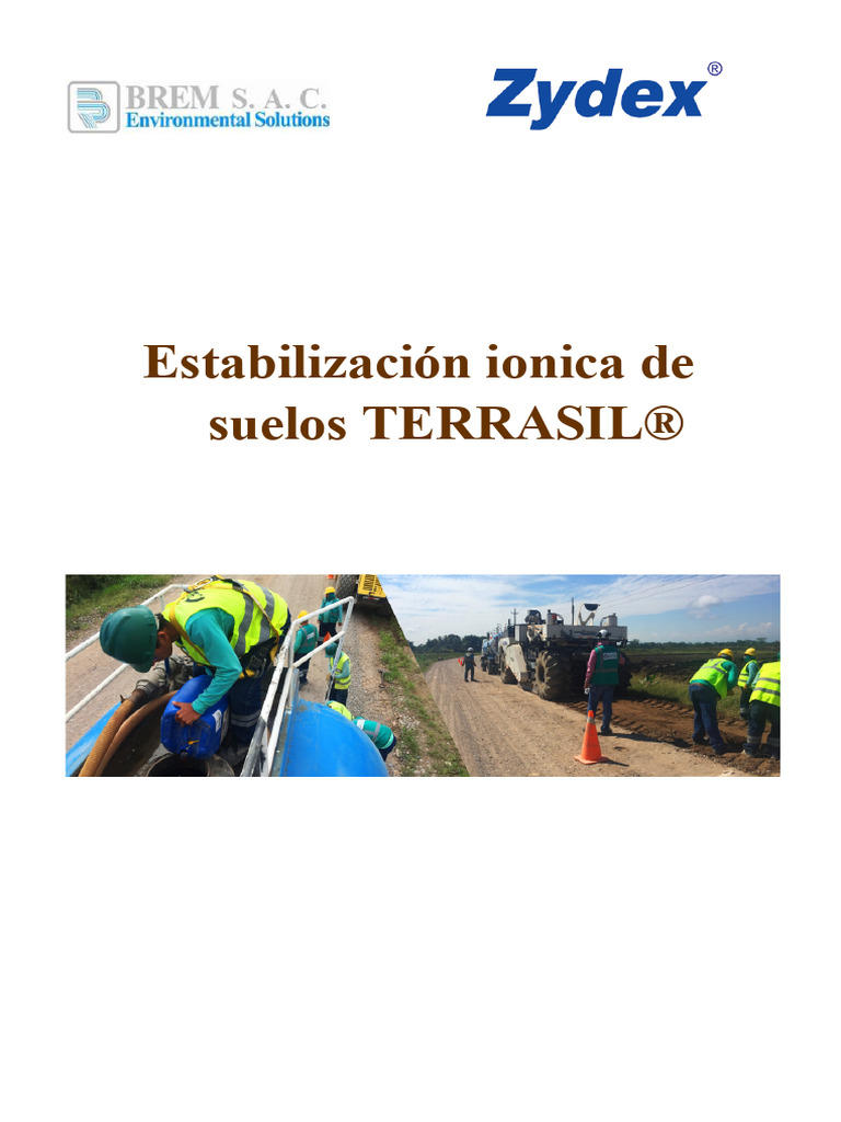 Estabilizacion Ionica de Suelos - TERRASIL | PDF | Ciencia y matemáticas