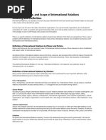 Comparison of IR Theories | PDF | International Relations | Global Politics