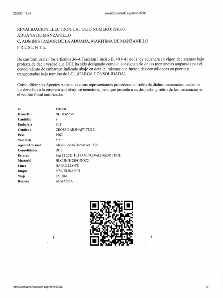 BL Revalidado | PDF