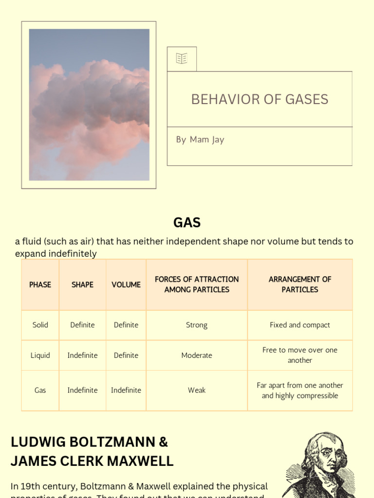 Behavior of Gases | PDF