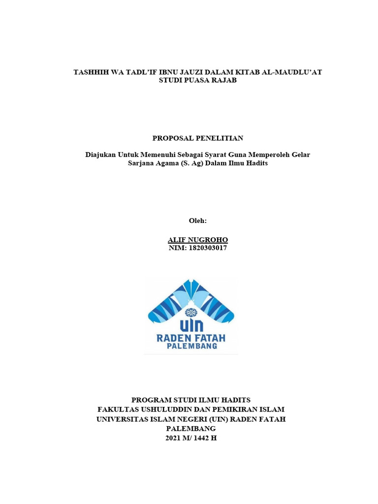 Tashhih_wa_Tadl'if_Ibnu_Jauzi_dalam_kitab_al-Maudluat[Revisi] | PDF