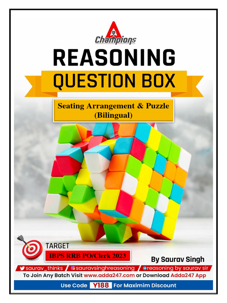 Reasoning 1000 Questions PDF | PDF