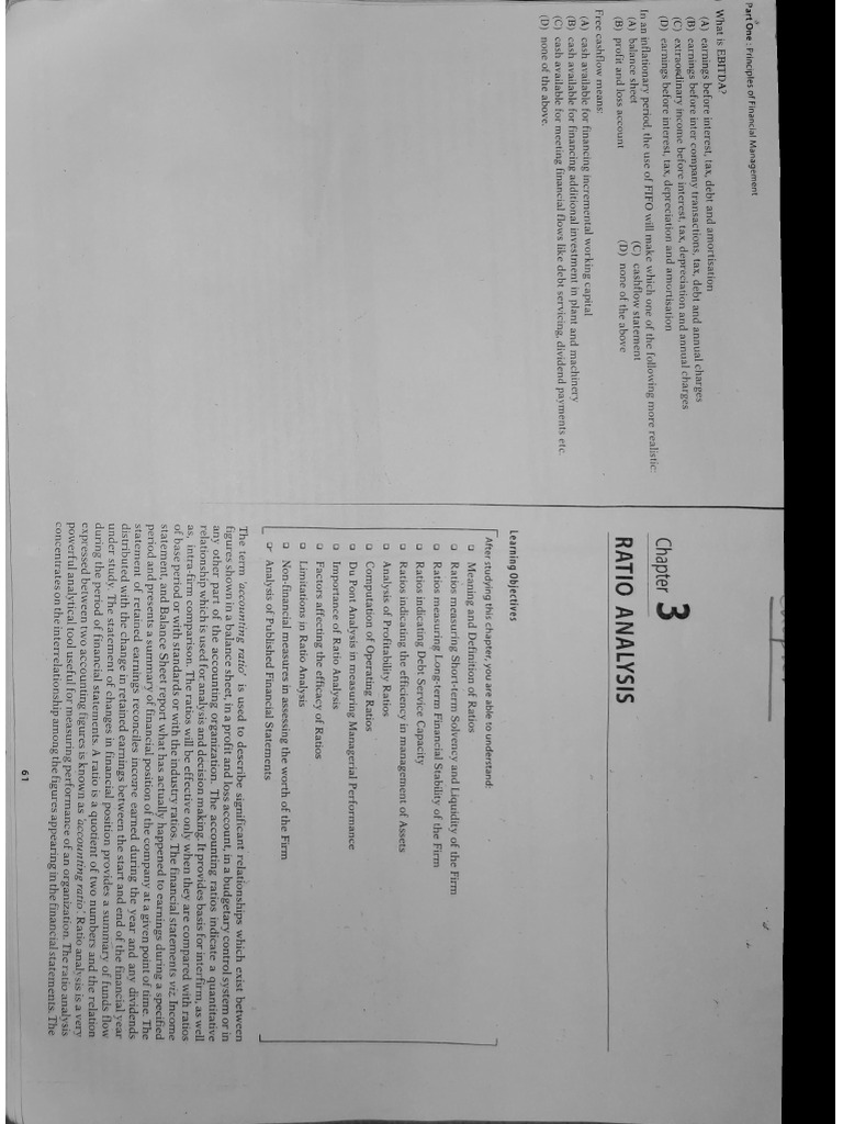 Financial Management Unit 2 Ratio Analysis | PDF