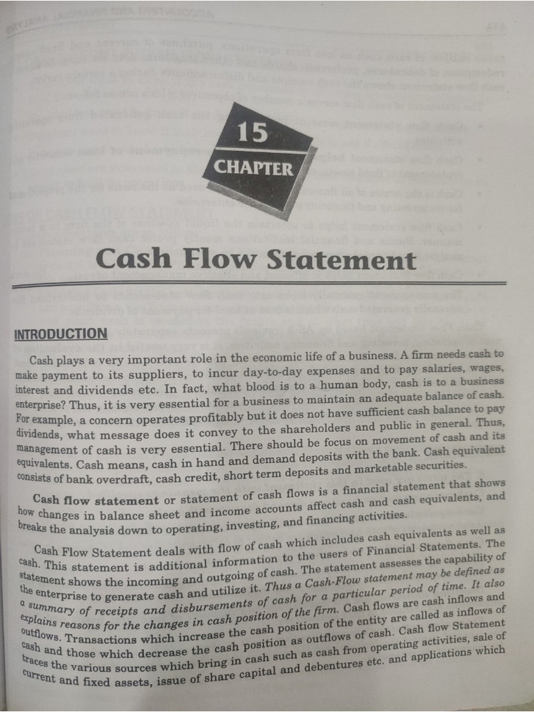 Cash Flow Statement Study material | PDF