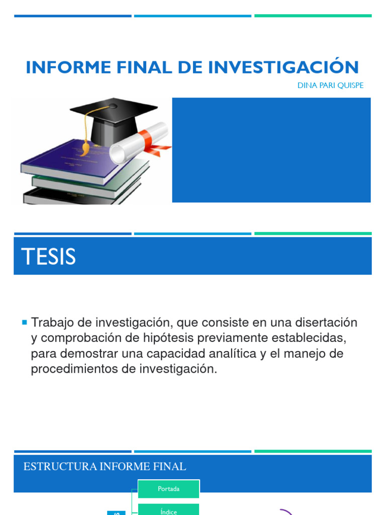 Informe Final de Investigación | PDF