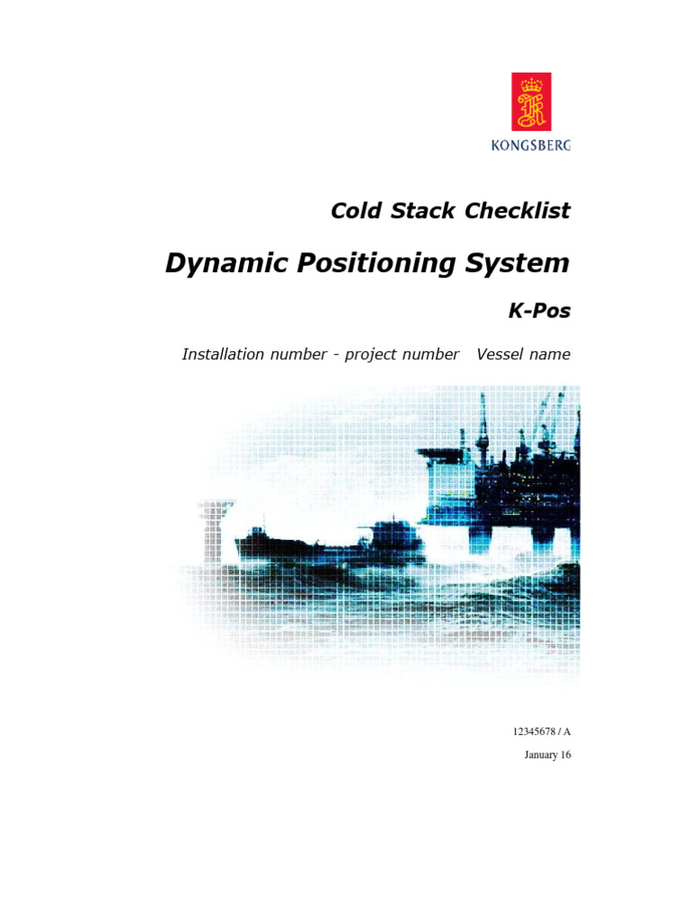 Cold Stack Checklist - DP | PDF