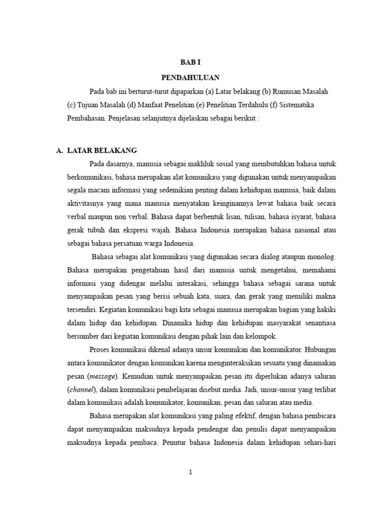 Bab 1 Sampai 5 Fix | PDF