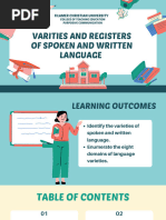Linguistic Registers Explained | PDF