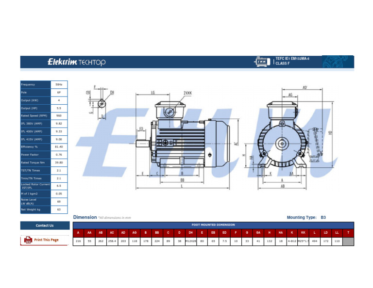 Techtop Motor Wiring Diagram Guide | PDF