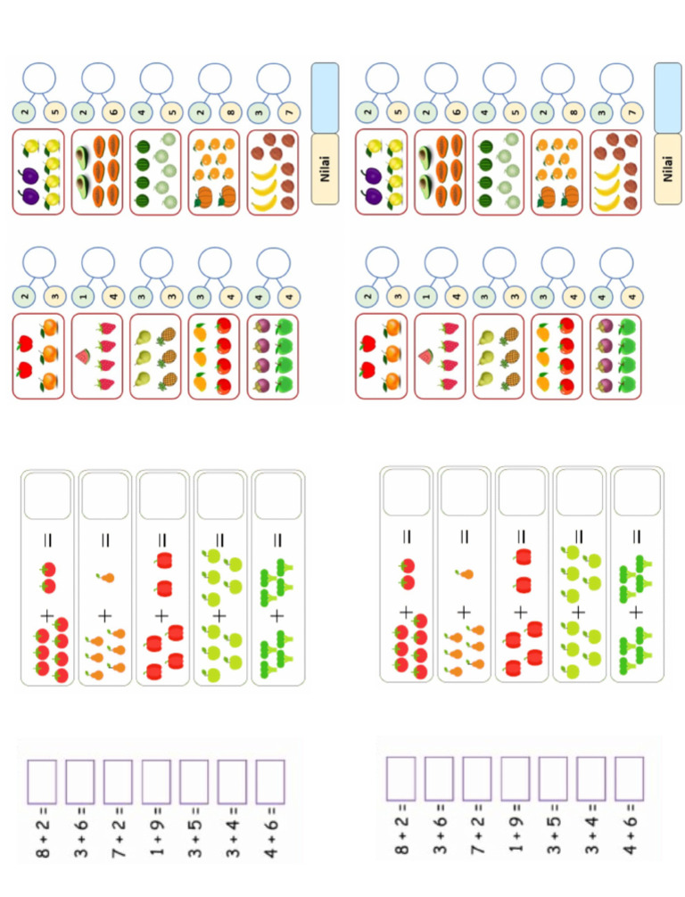 LKPD Matematika Kelas 1 SD Penjumlahan Benda | PDF
