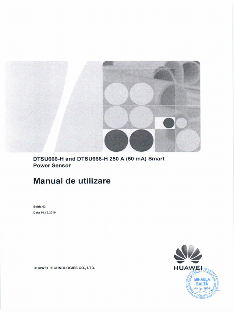 DTSU666-H and DTSU666-H 250 A (50 MA) Smart Power Sensor User Manual | PDF