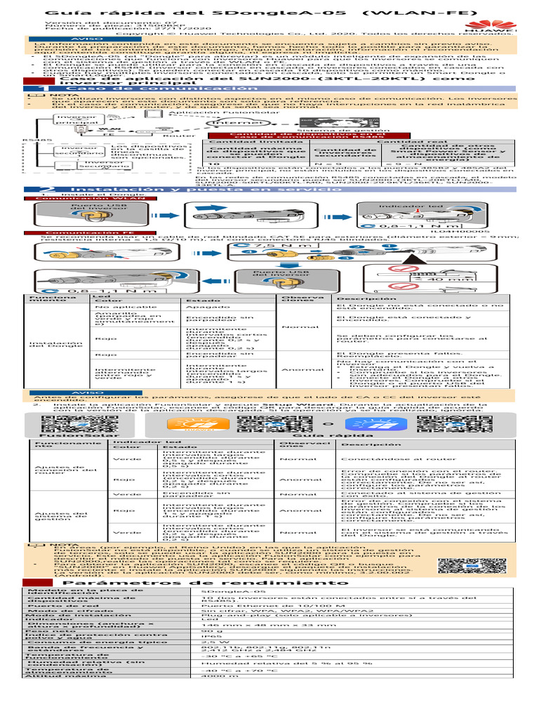 Huawei Sdongle A05 - Wlan | PDF | Enrutador (Computación) | LAN inalámbrico
