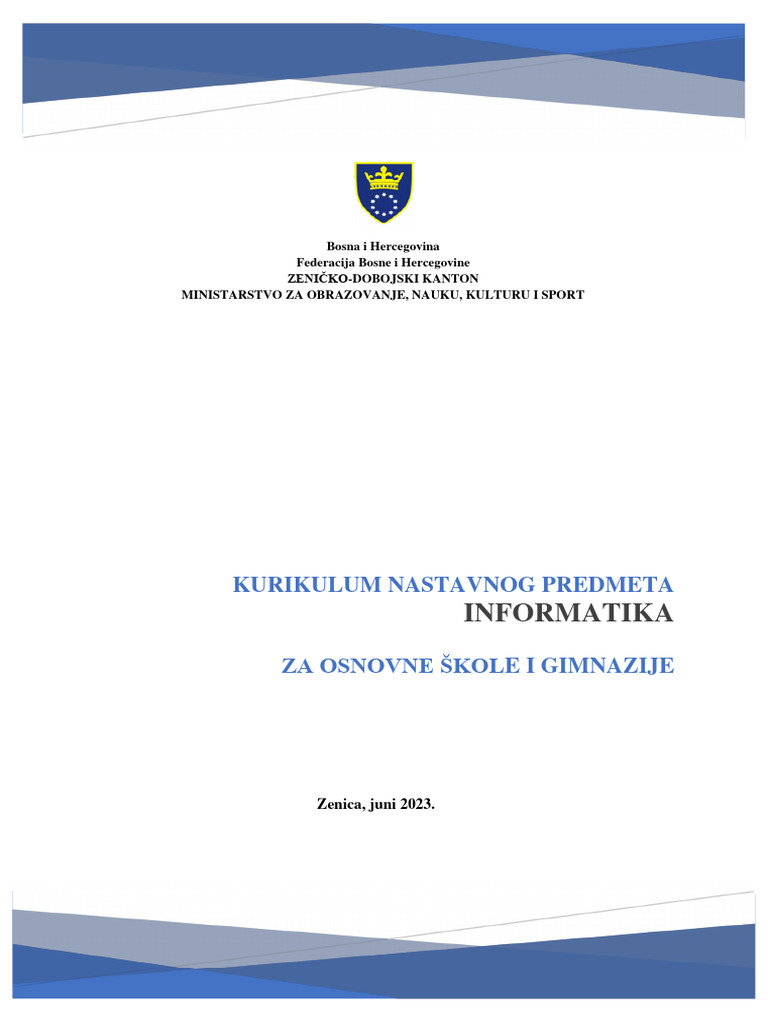 Kurikulum Informatika | PDF