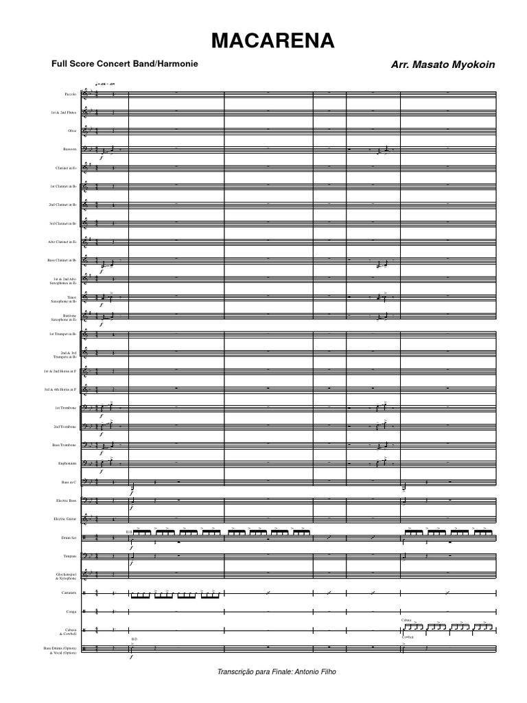 000 - Macarena - Score | PDF