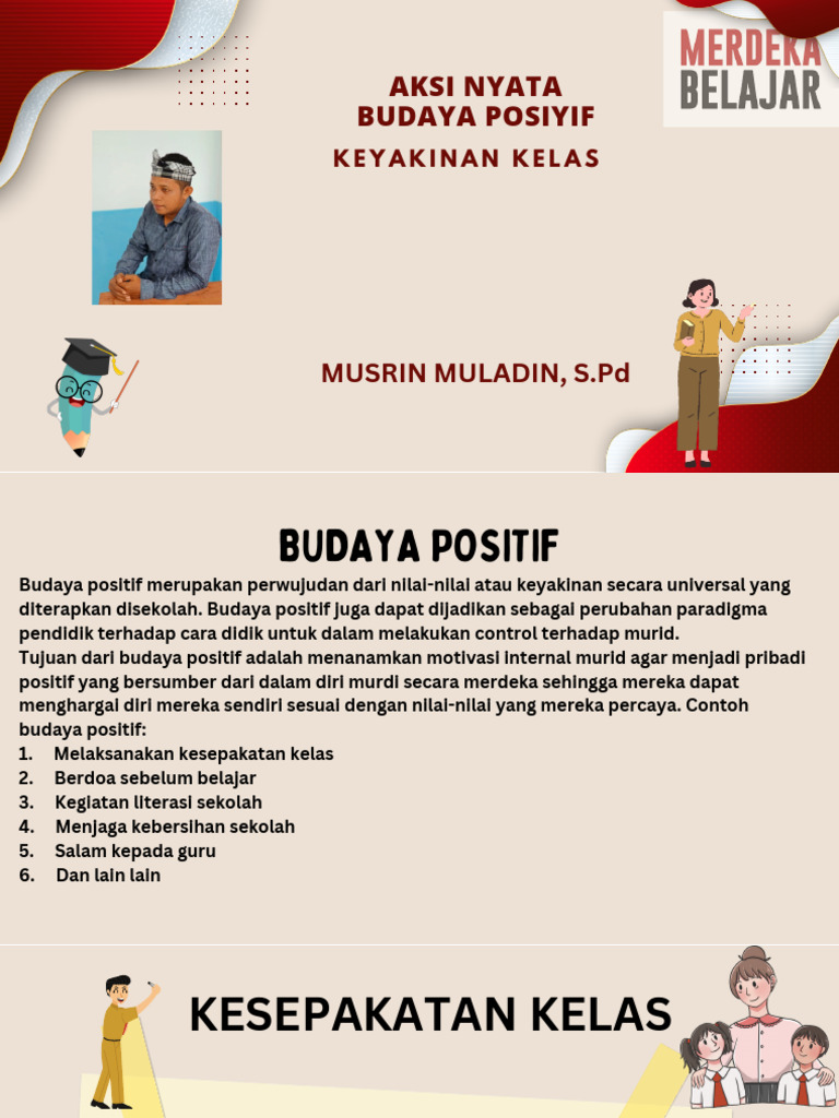 Contoh Budaya Positif di Kelas | PDF
