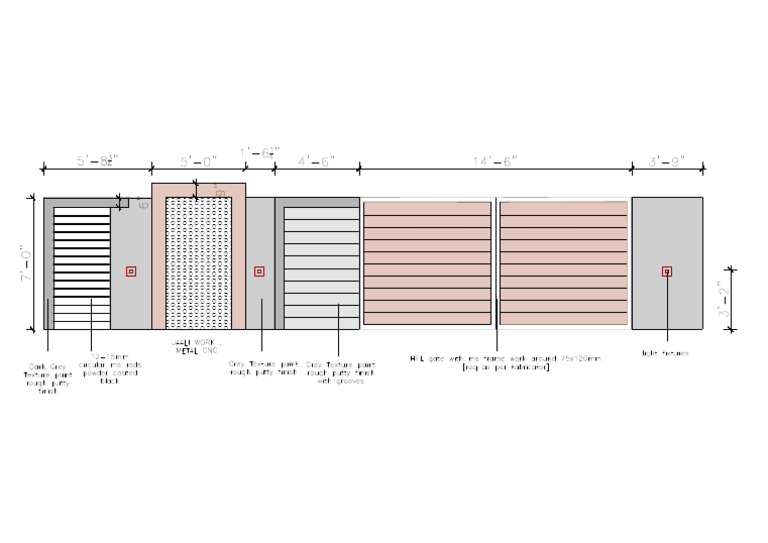 Compound Wall Detail | PDF
