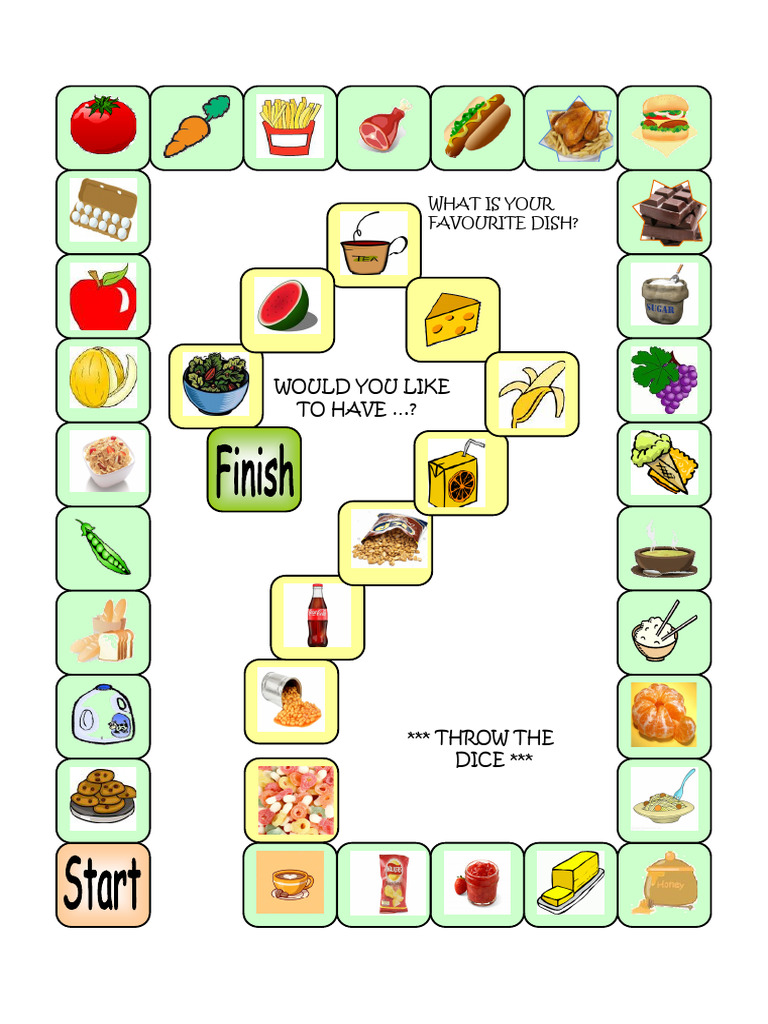 Food Board Game | PDF