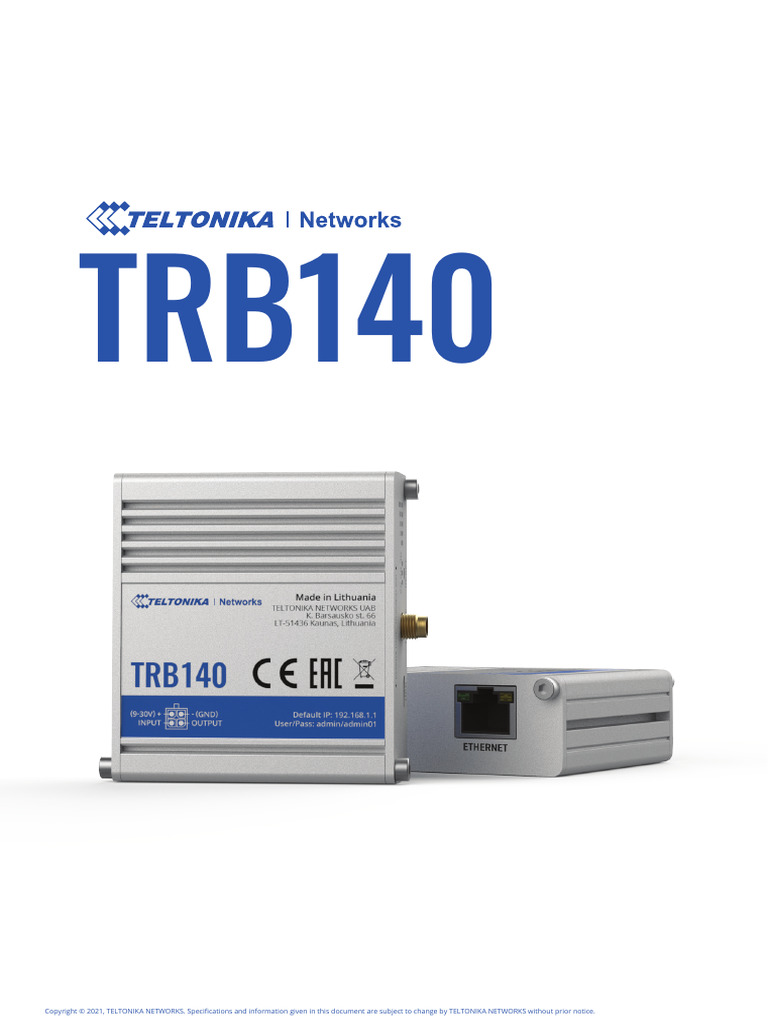 TRB140 Datasheet | PDF