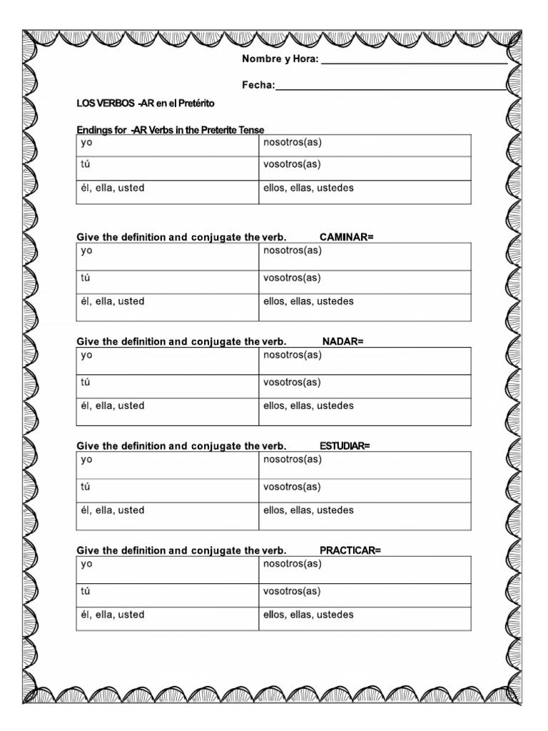 Test 1 - Spanish 2 | PDF