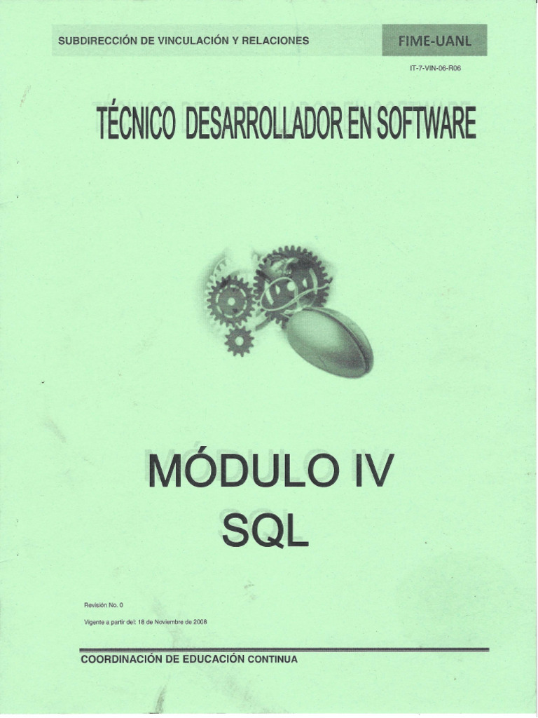 Desarrollo de Software Modulo 04 - SQL | PDF