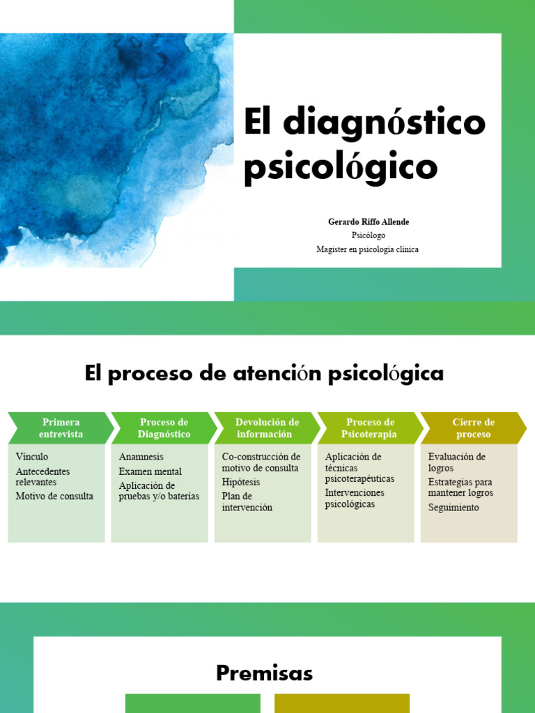 El Diagnóstico Psicológico | PDF