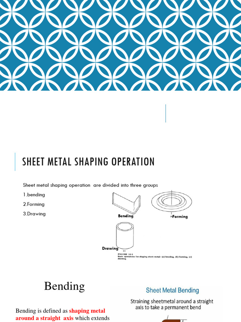 Sheet Metal Operation | PDF | Sheet Metal | Materials Science